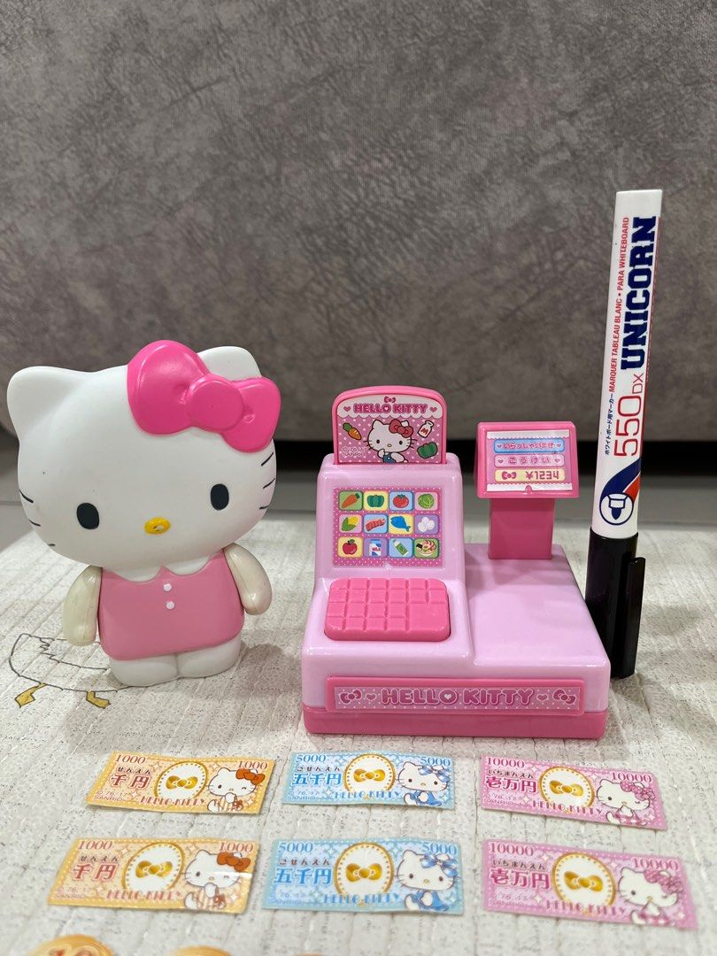 Sanrio Hello Kitty Mini Cashier & Trolley, Hobbies & Toys, Toys & Games ...