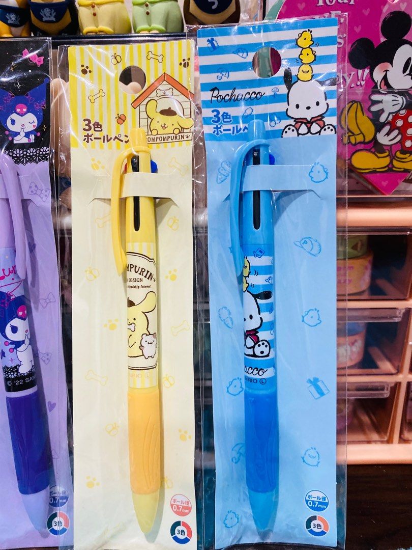sanrio tri-color pens, Hobbies & Toys, Stationary & Craft, Stationery ...