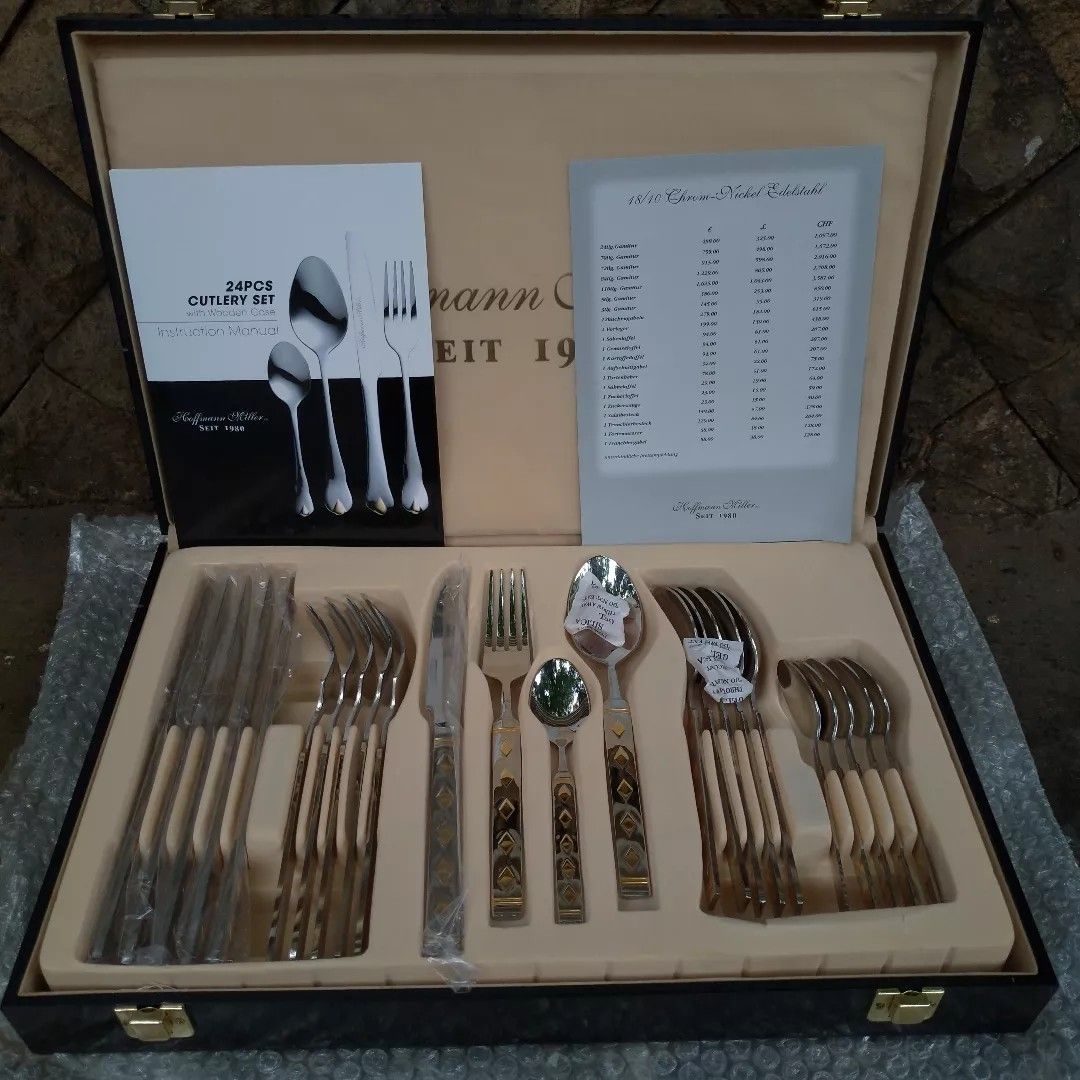 Satu set alat makan box, Antik, Lainnya di Carousell