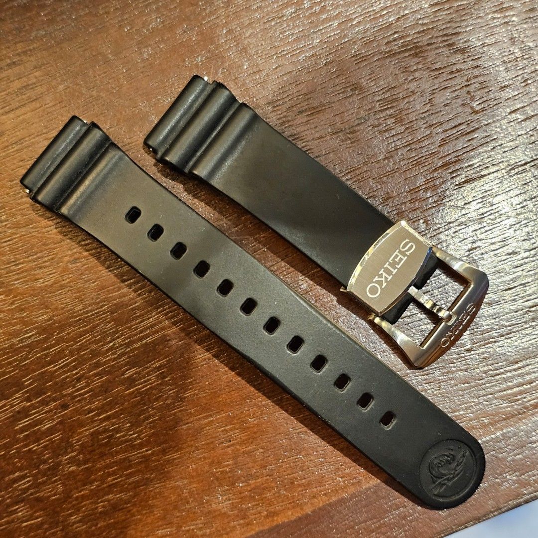 Seiko Prospex Rubber Strap 22mm, Men's Fashion, Watches & Accessories ...