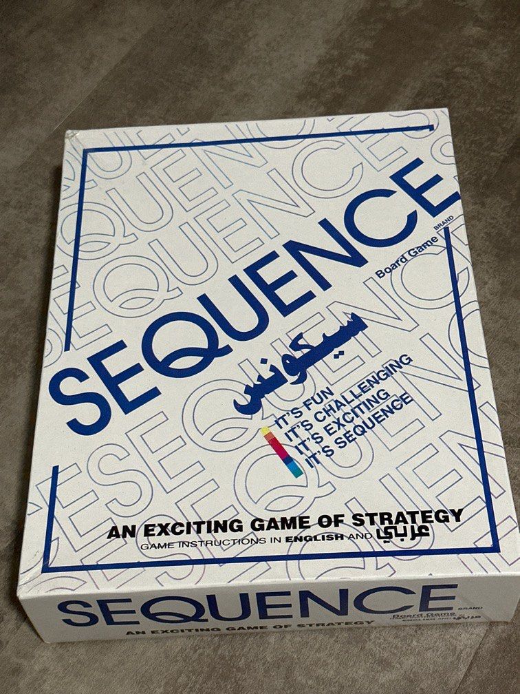Sequence Board Game, Hobbies & Toys, Toys & Games on Carousell
