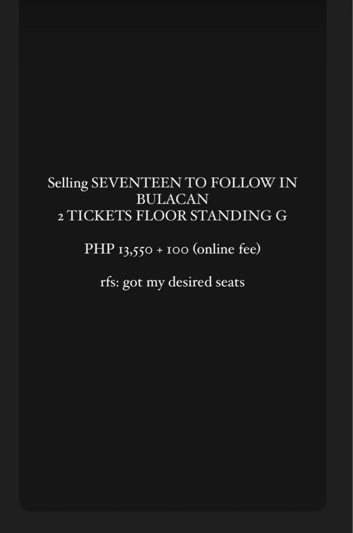 Seventeen Follow to Bulacan, Tickets & Vouchers, Event Tickets on Carousell