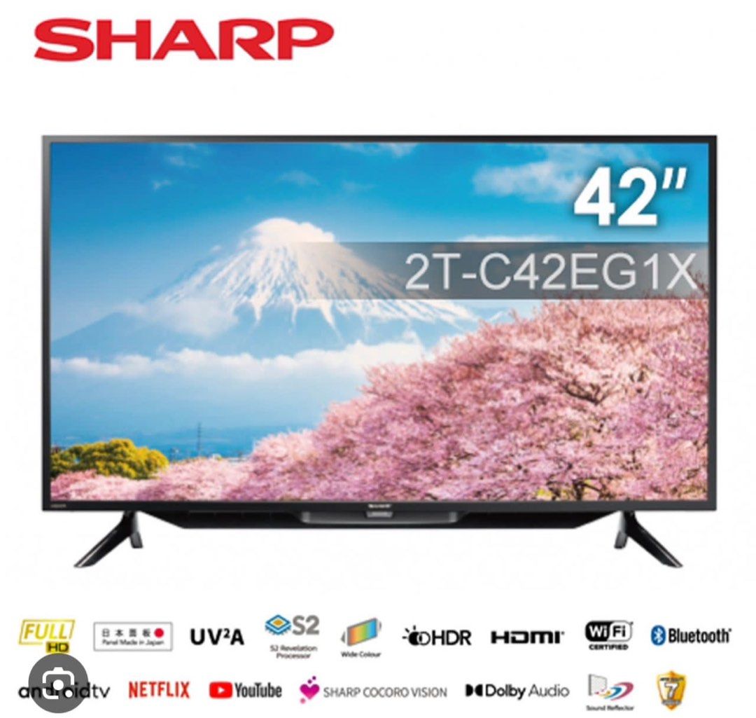 Sharp Aquos 42 Inch Full HD Google TV, TV & Home Appliances, TV ...