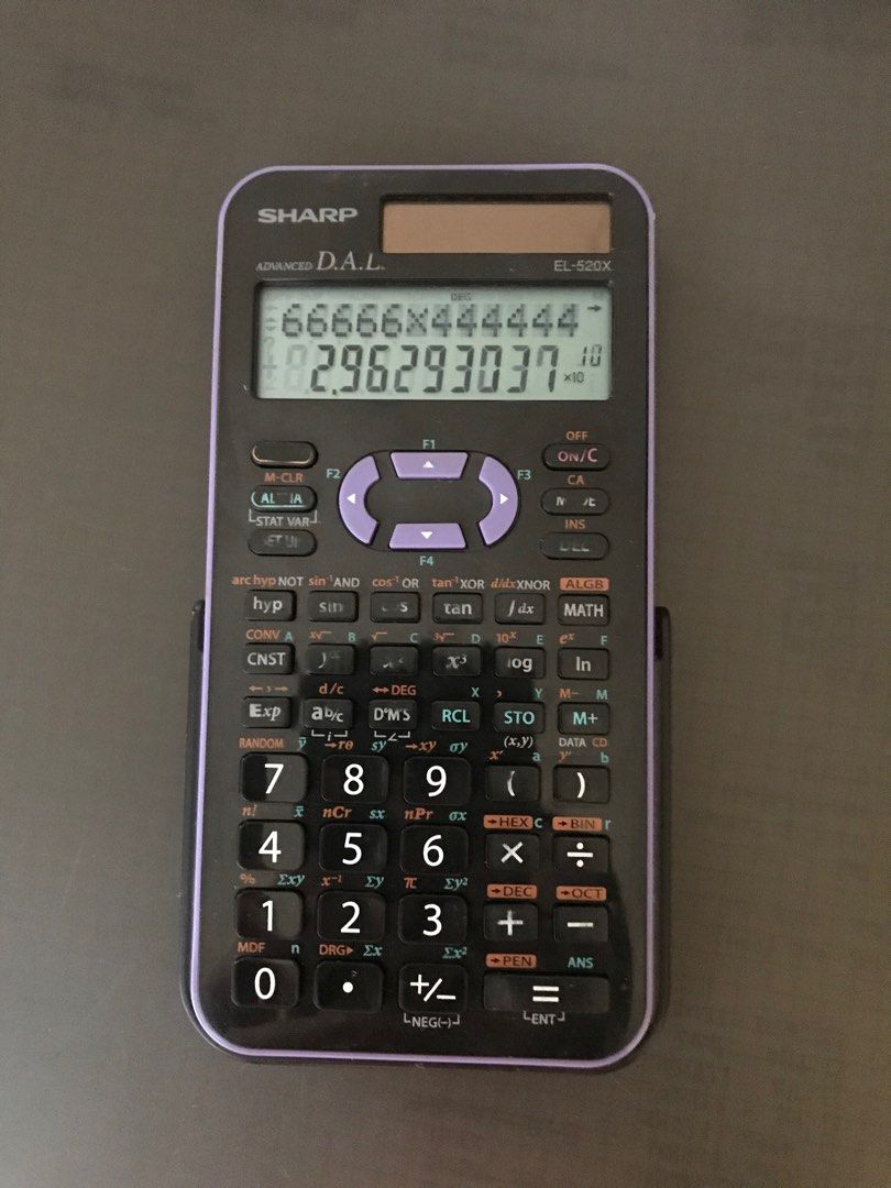 Sharp EL-520X Scientific Calculator, Hobbies & Toys, Stationary & Craft ...