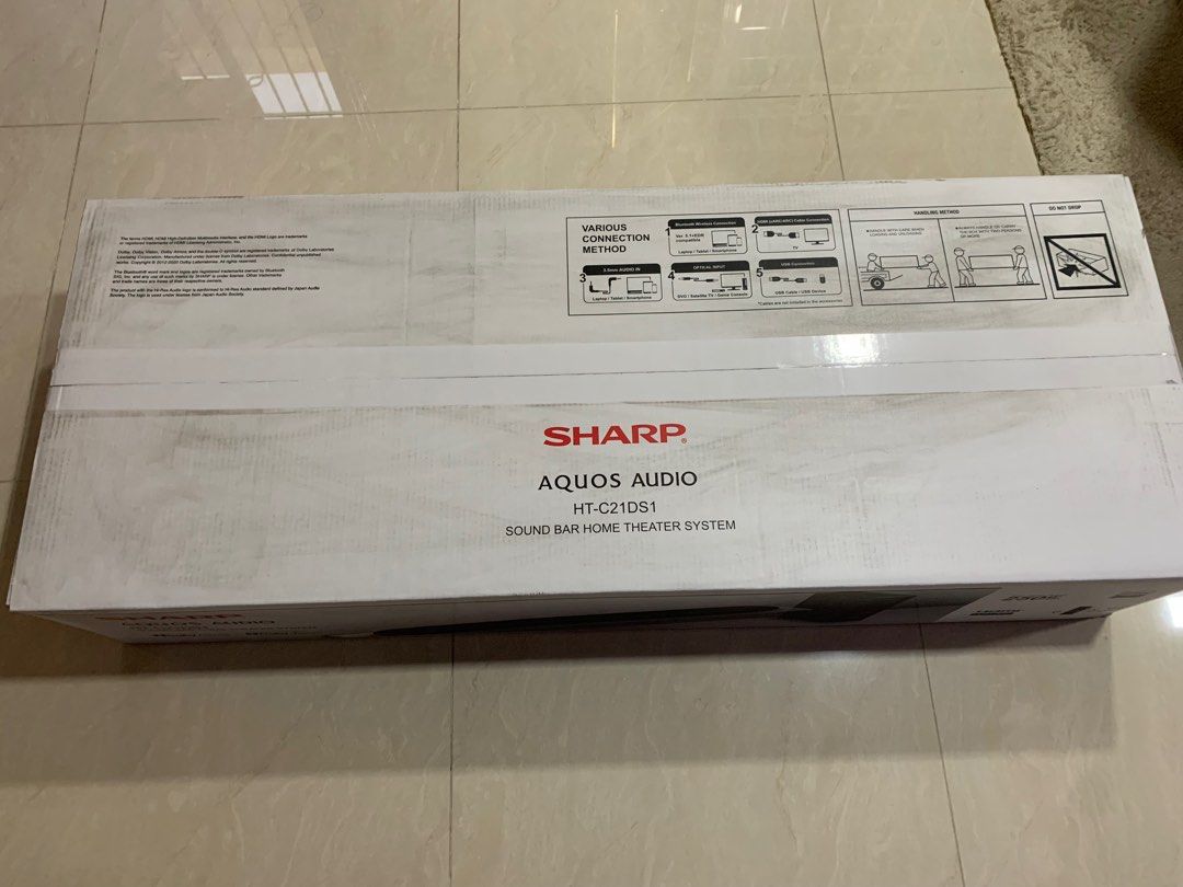 Sharp Sound Bar Home Theatre System, TV & Home Appliances, TV ...