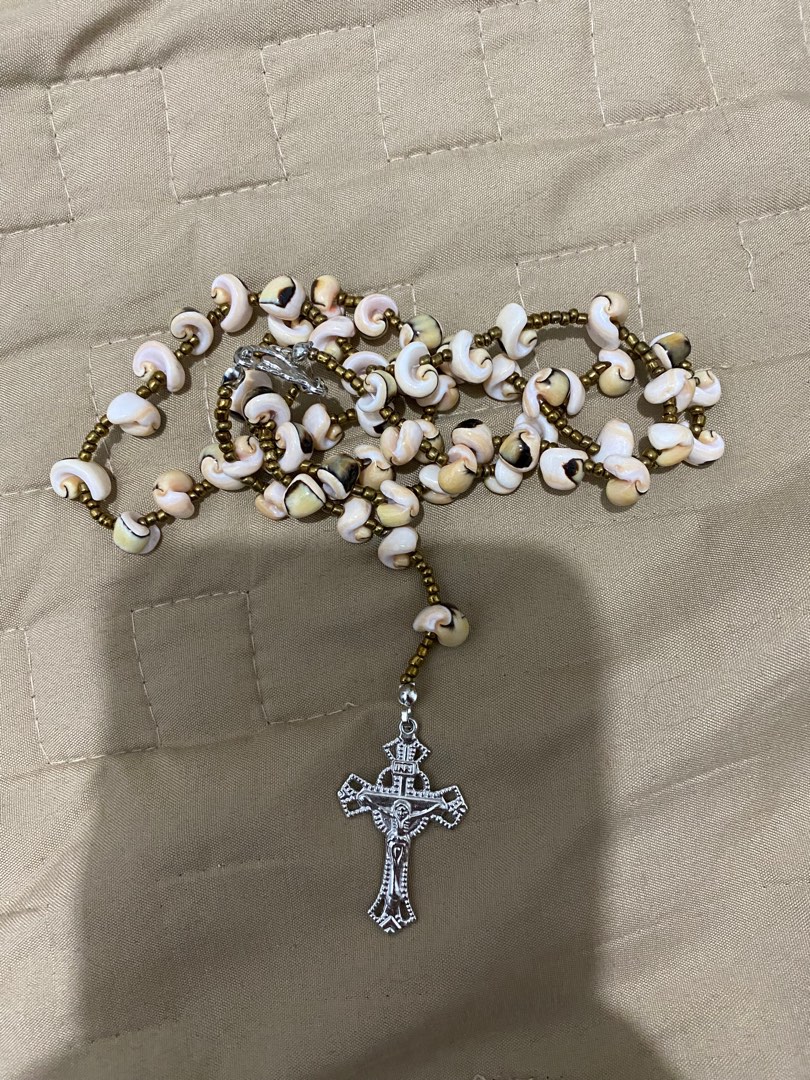 Shell Rosary from Boracay, Women's Fashion, Watches & Accessories ...