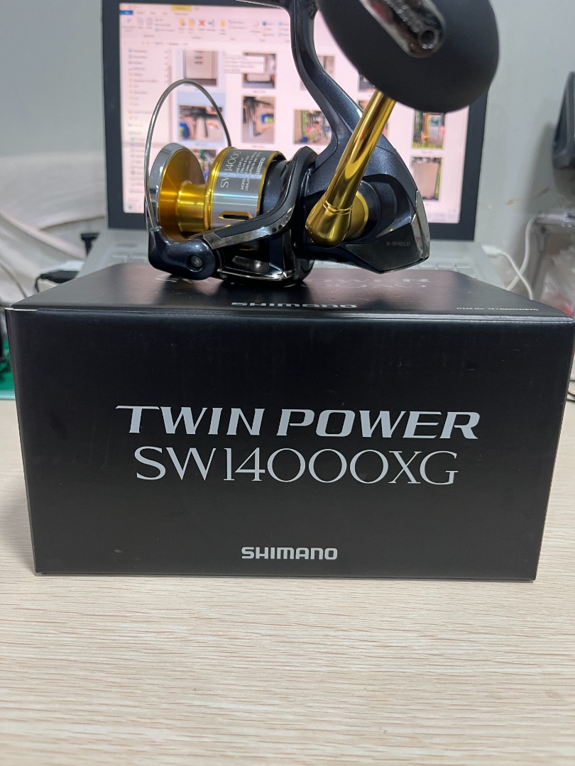 Shimano TwinPower SW 14000 XG Spinning Reel Twin Power, Sports Equipment, Fishing on Carousell
