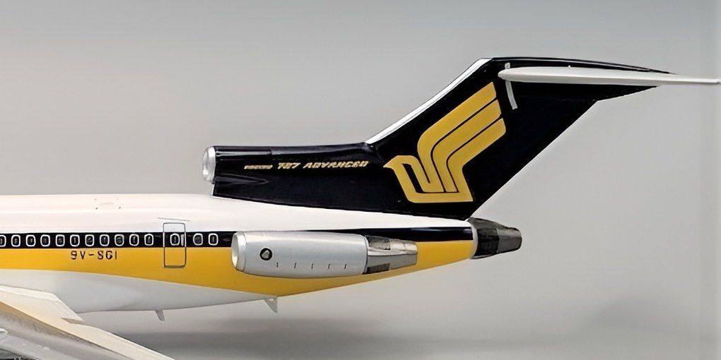Singapore Airlines B727-200 9V-SGI Diecast 1:200, Hobbies & Toys ...