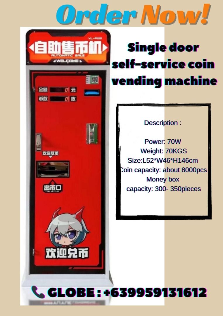 Single door self-service coin vending machine, Computers & Tech, Office ...