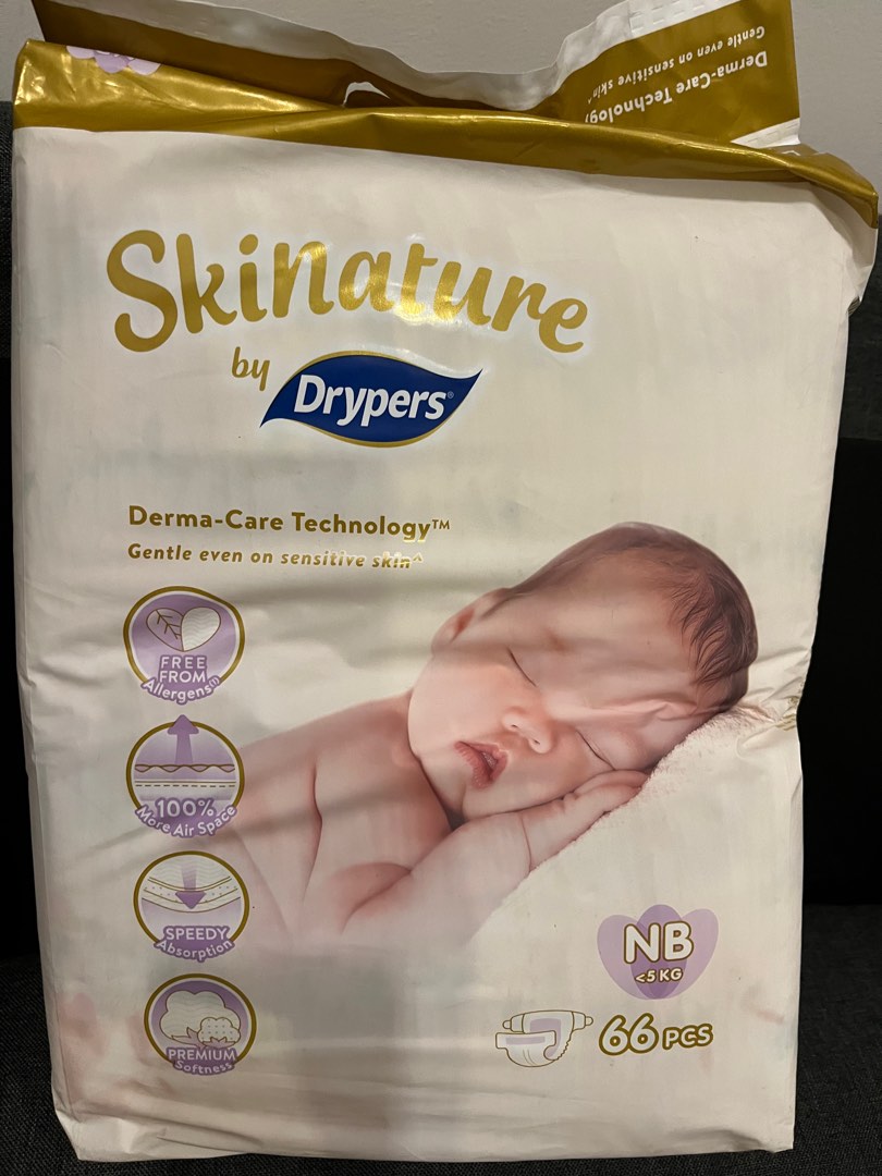 Skinature by Drypers NB Newborn size, Babies & Kids, Bathing & Changing ...