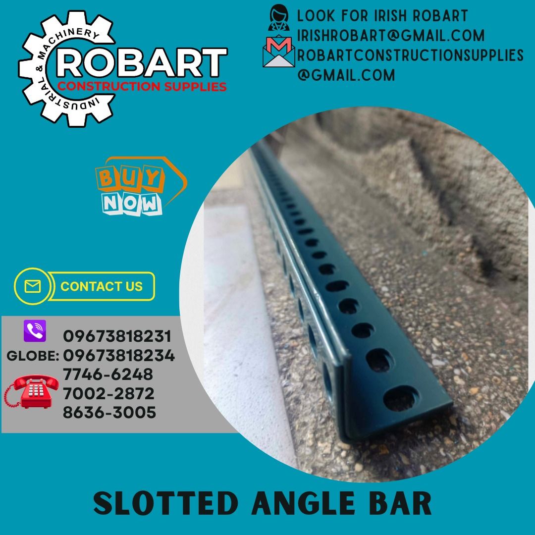 Slotted Angle Bar, Commercial & Industrial, Construction Tools ...