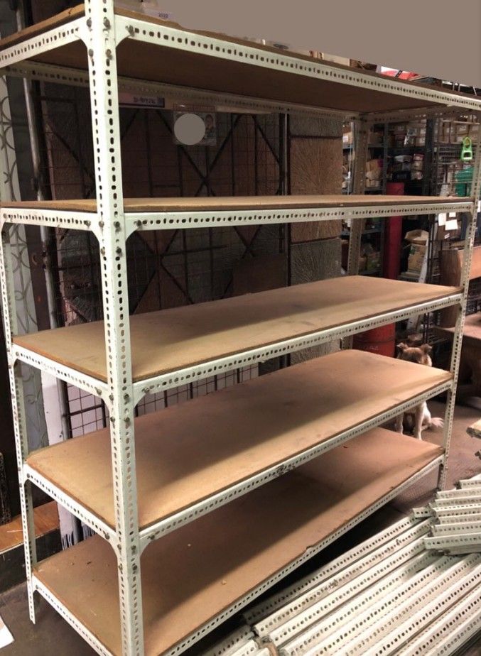 Slotted Angle bar shelves, Furniture & Home Living, Furniture, Shelves ...