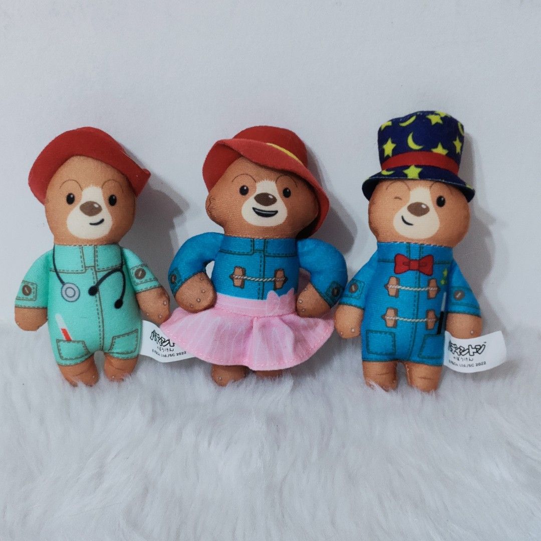 Small Paddington Bear Plushies (McDonalds Collectibles), Hobbies & Toys ...