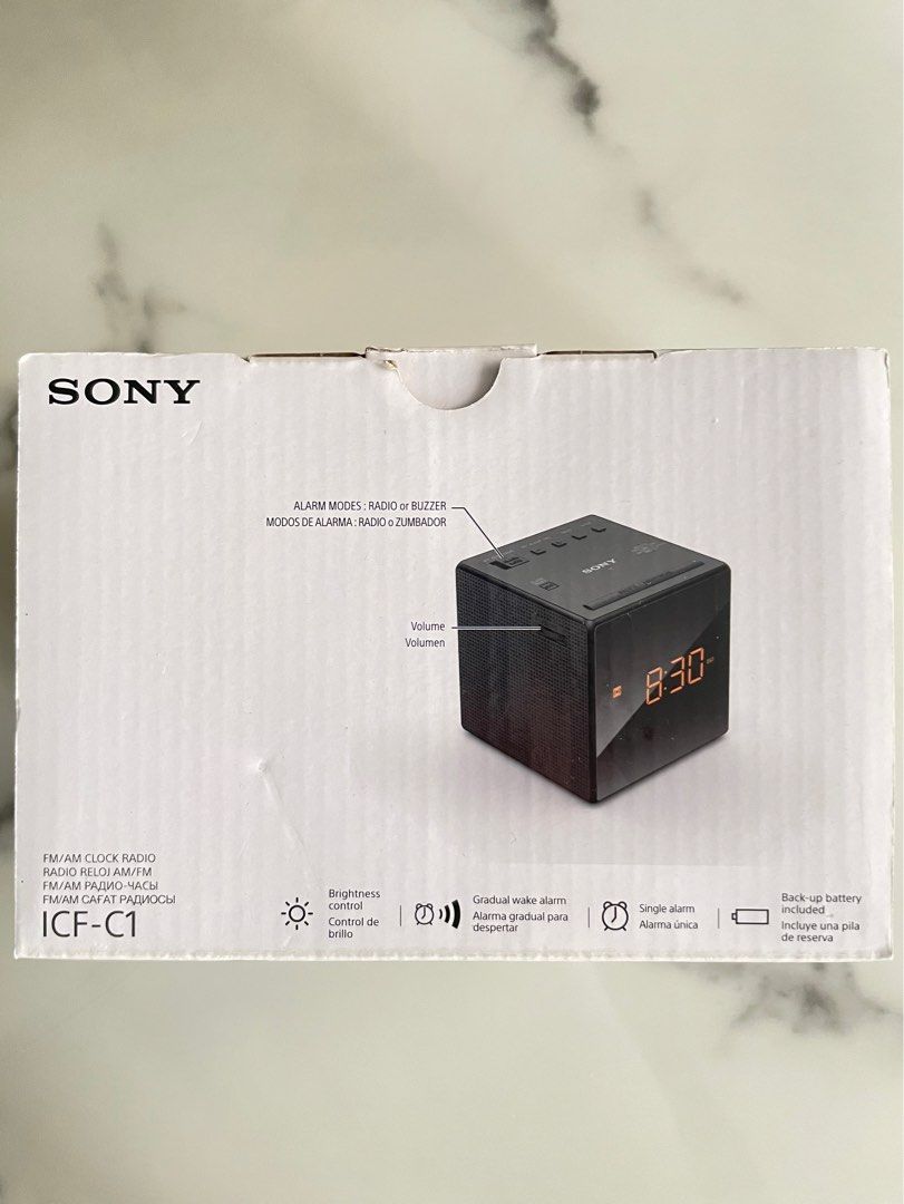 Sony FM/AM Clock Radio, Furniture & Home Living, Home Decor, Clocks on ...