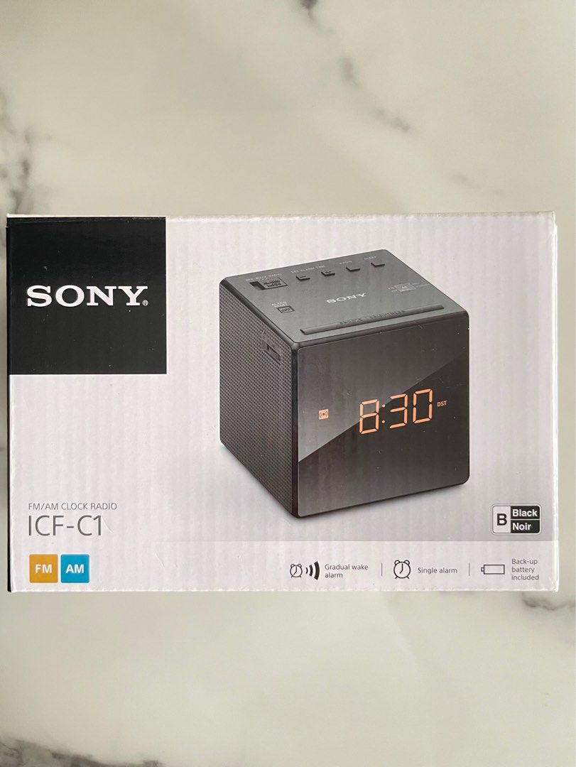 Sony FM/AM Clock Radio, Furniture & Home Living, Home Decor, Clocks on ...