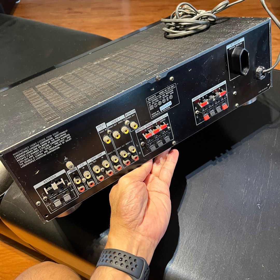 Sony AV Receiver STR-D611, Audio, Soundbars, Speakers & Amplifiers on ...