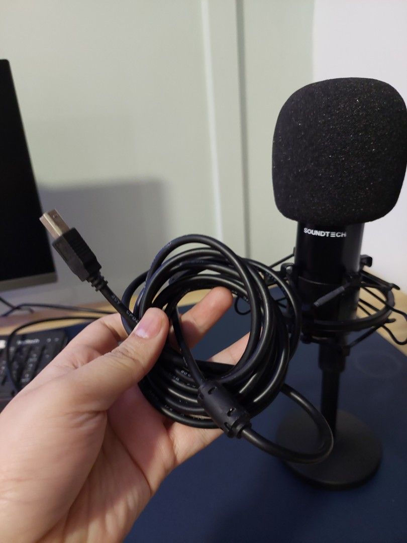 Soundtech USB Microphone, Audio, Microphones on Carousell