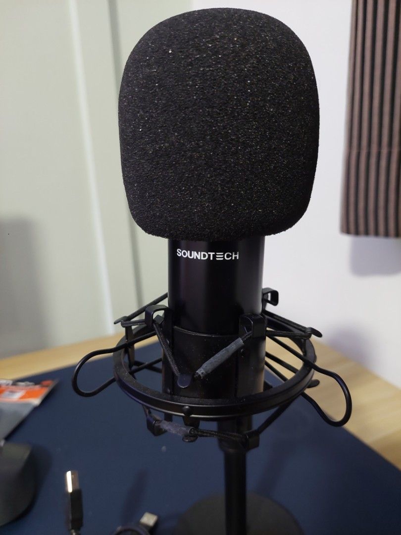 Soundtech USB Microphone, Audio, Microphones on Carousell