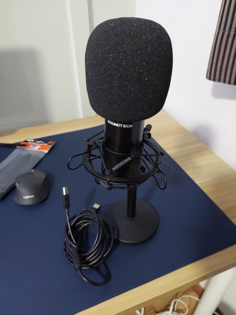 Soundtech USB Microphone, Audio, Microphones on Carousell