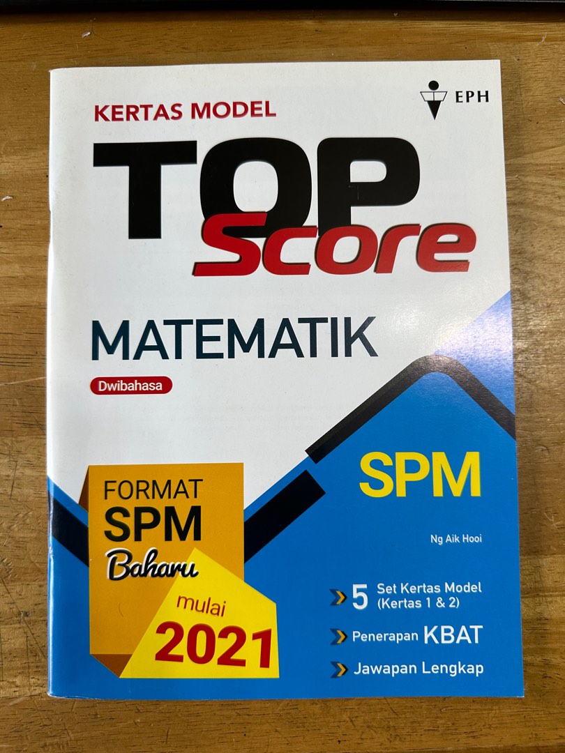 SPM Top Score Mathematics - Model Papers Book Bilingual, Hobbies & Toys, Books & Magazines ...