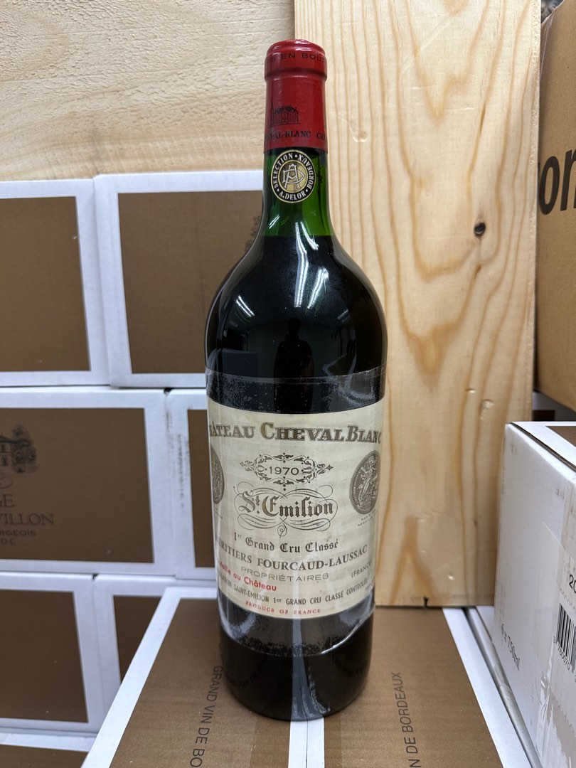 St Emilion - Chateau Cheval Blanc 1970 - 1.5L, 嘢食 & 嘢飲, 酒精飲料 - Carousell