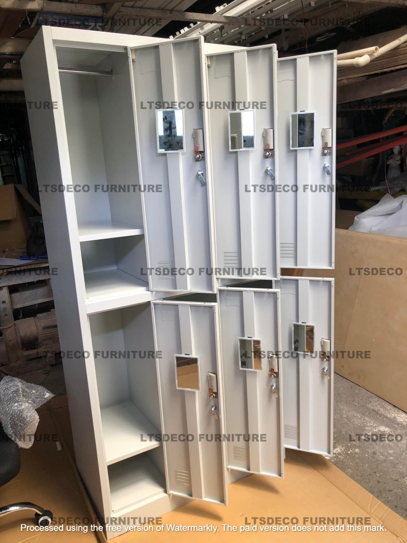 STEEL LOCKER OFFICE FURNITURE PARTITION, Furniture & Home Living ...