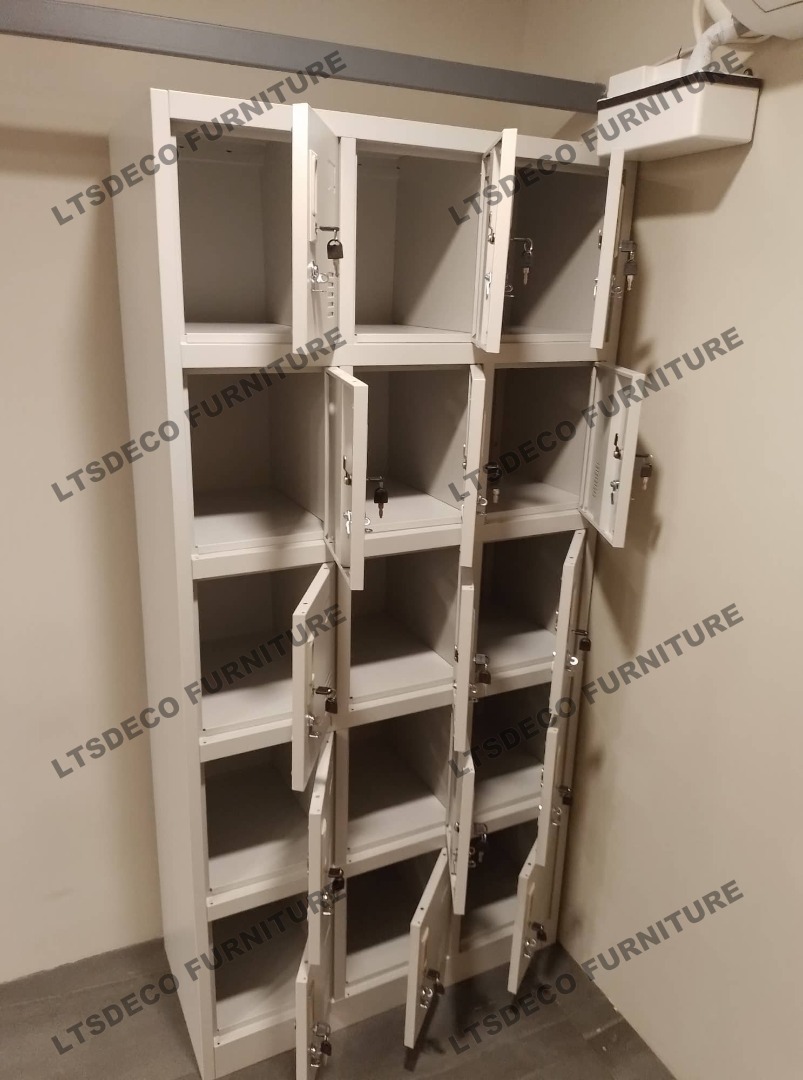 STEEL LOCKER OFFICE PARTITION, Furniture & Home Living, Office ...