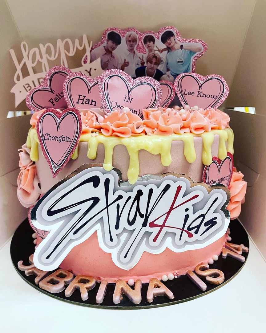 Straykids themed cake, Food & Drinks, Homemade Bakes on Carousell