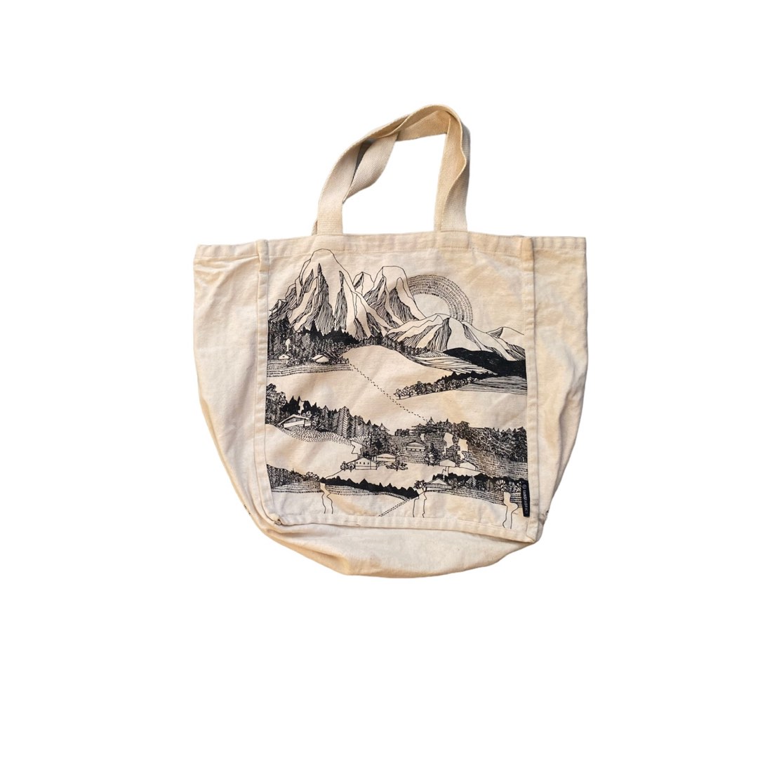 TansFabric Landscape Tote Bag, Women's Fashion, Bags & Wallets, Tote ...