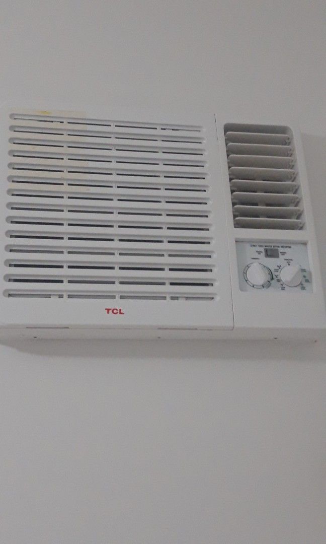 TCL Aircon 1hp Window type, TV & Home Appliances, Air Conditioning and ...