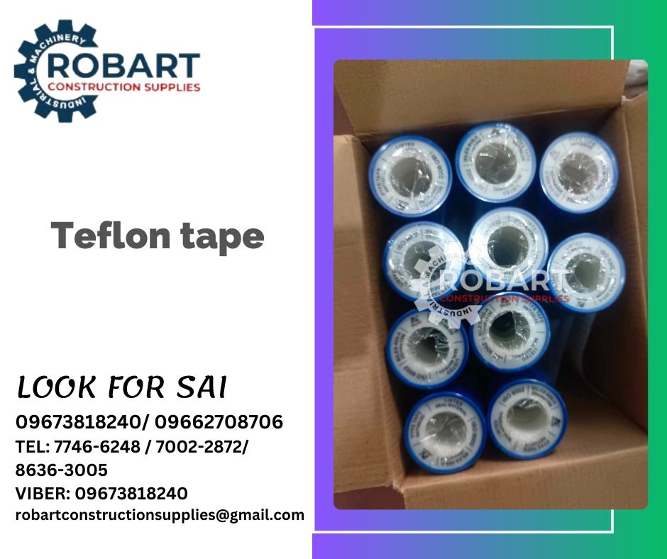 Teflon Tape, Commercial & Industrial, Construction Tools & Equipment on ...