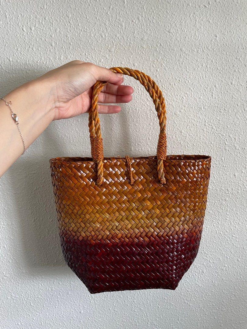 Thai Rattan Bag, Women's Fashion, Bags & Wallets, Beach Bags on Carousell