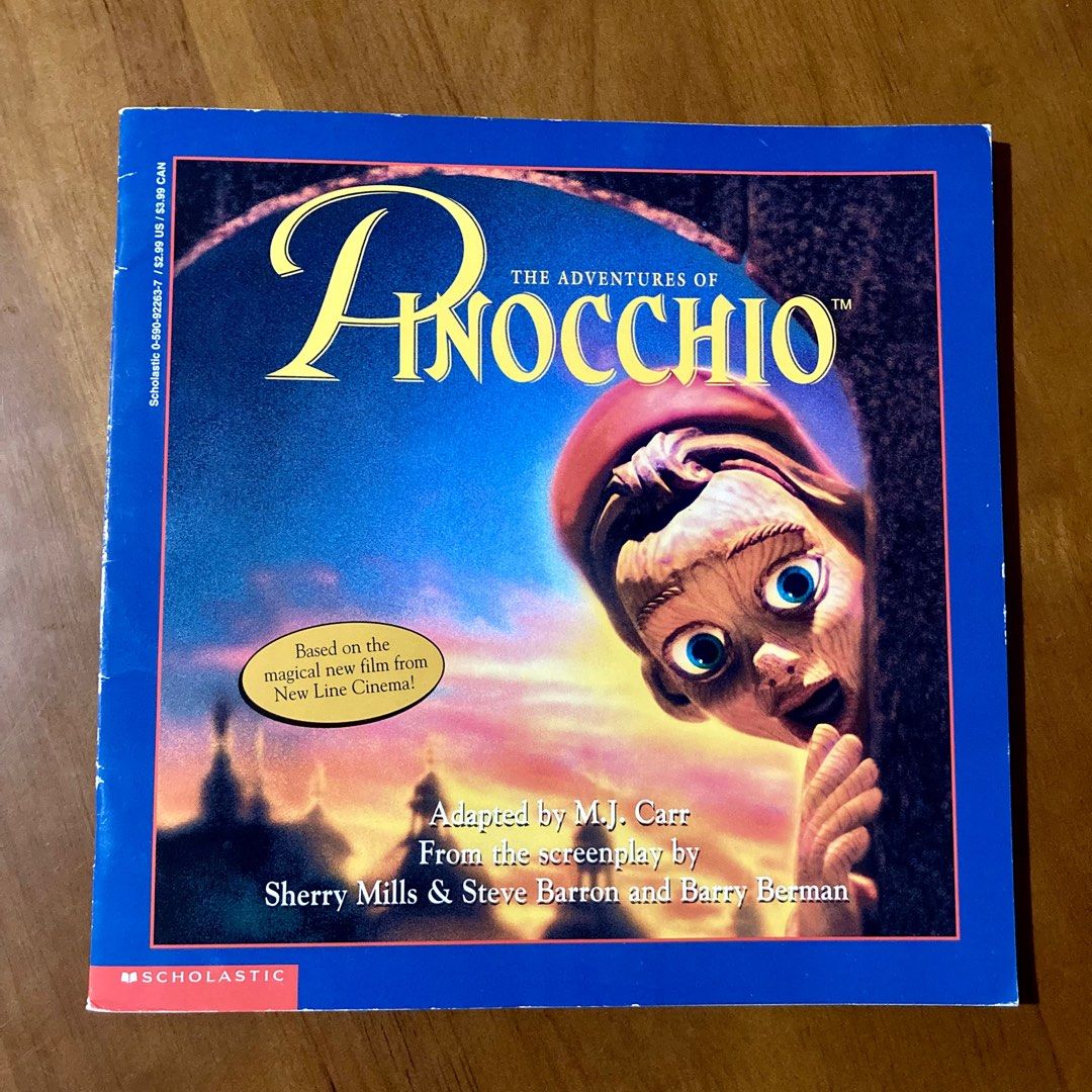 The Adventures of Pinocchio Adapted by M.J. Carr (Scholastic Books ...