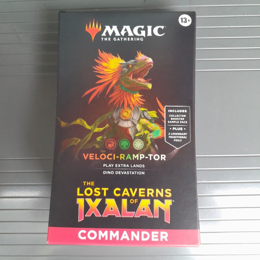 The Lost Caverns of Ixalan Commander Precon Veloci-ramp-tor Sealed MTG ...