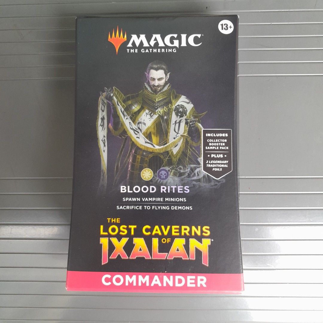 The Lost Caverns of Ixalan Commander Precon Blood Rites Sealed MTG ...