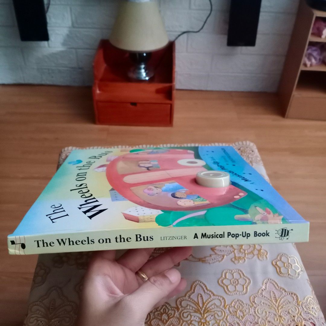 The Wheels on the Bus Pop Up Interactive Book, Hobbies & Toys, Books ...