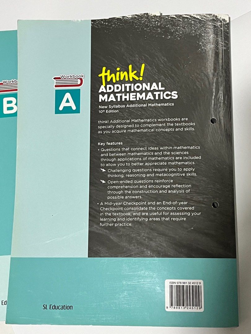 think! Additional Mathematics workbooks, Hobbies & Toys, Books ...