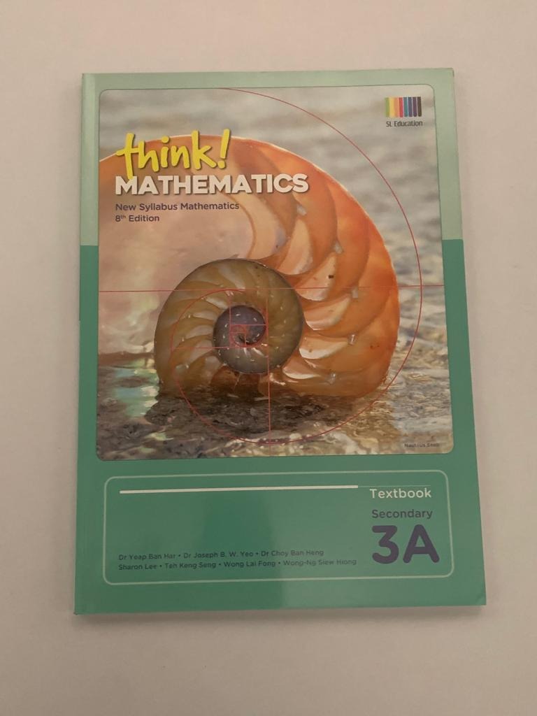Think! Mathematics Secondary 3A (8th Edition), Hobbies & Toys, Books ...
