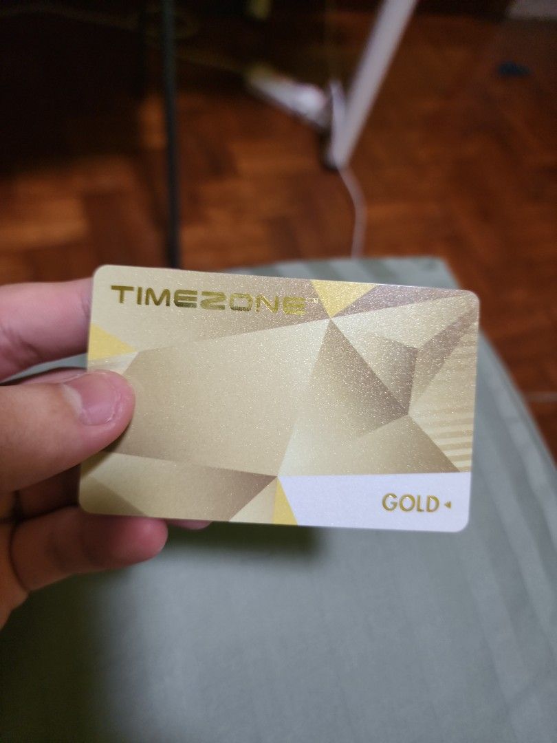 Timezone brand new gold card, Tickets & Vouchers, Store Credits on ...