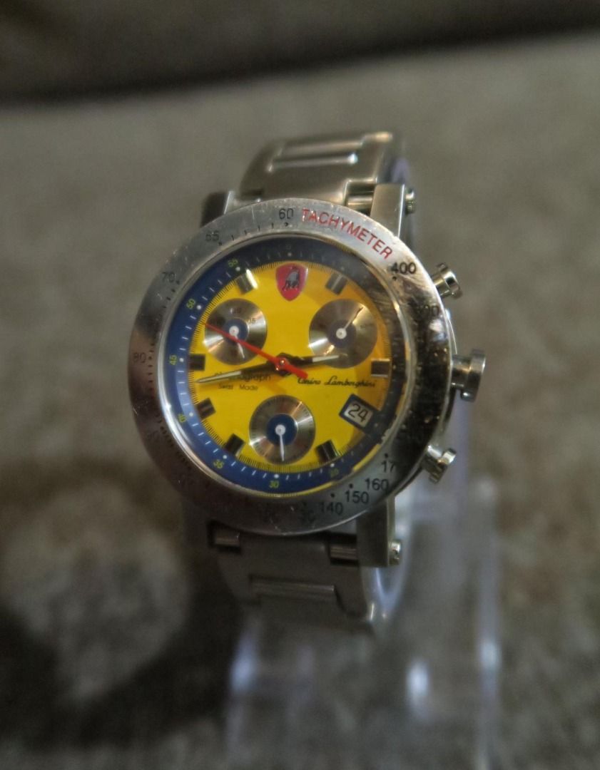 Tonino Lamburghini Chronograph Swiss 40mm, Luxury, Watches on Carousell