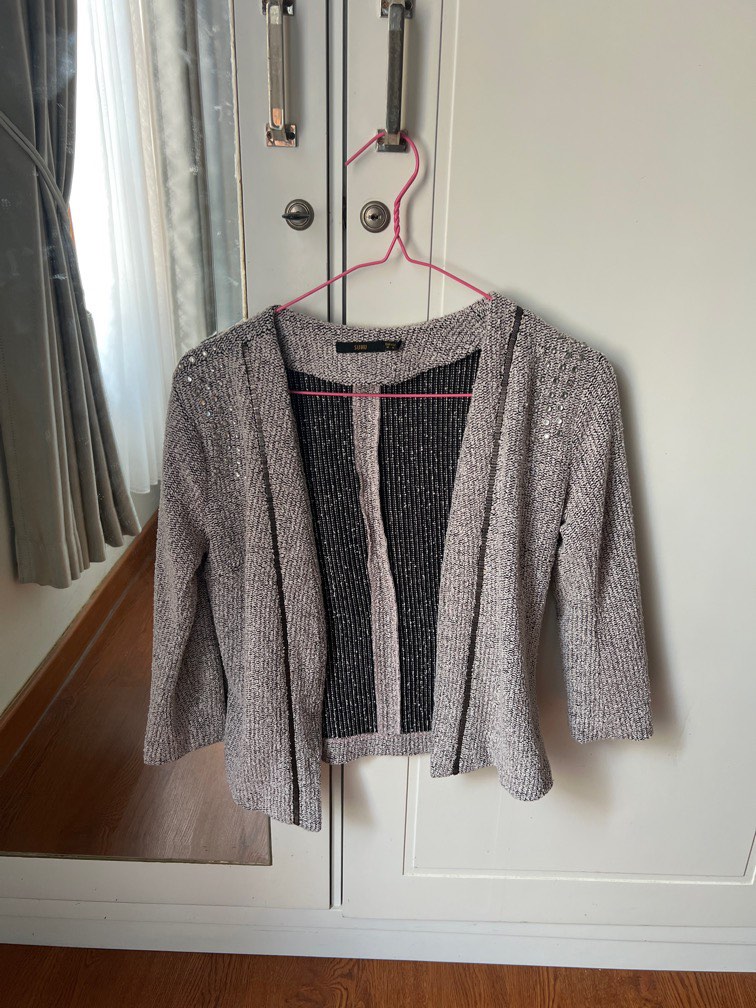 tweed blazer, Fesyen Wanita, Pakaian Wanita, Baju Luaran di Carousell