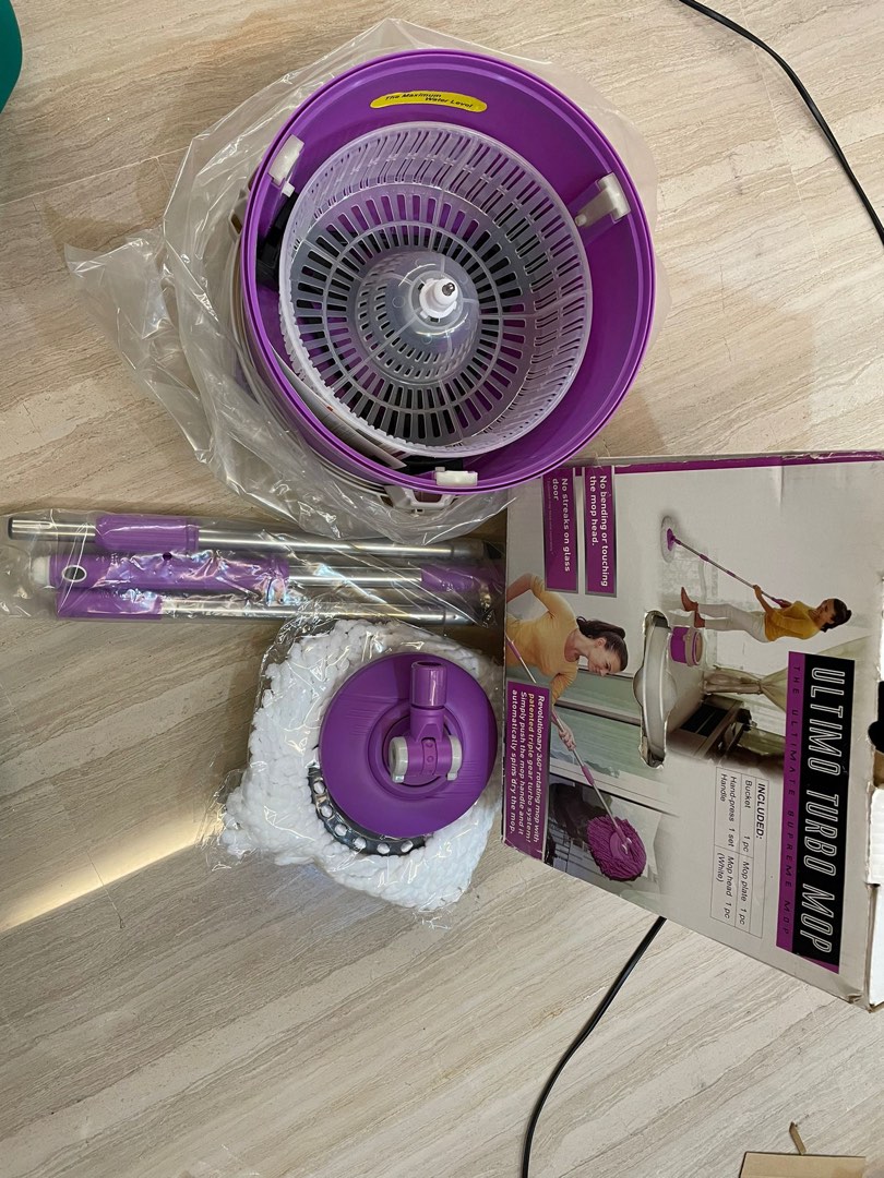 Ultimo Turbo Mop, Furniture & Home Living, Cleaning & Homecare Supplies ...