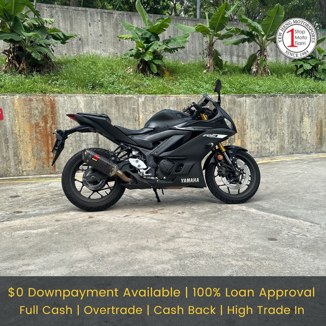 Used Yamaha R3 Akrapovic, Motorcycles, Motorcycles for Sale, Class 2A ...