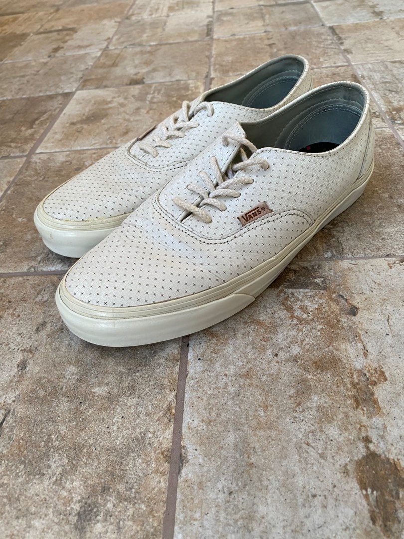 Vans Authentic Perforated Leather, Men's Fashion, Footwear, Sneakers on ...