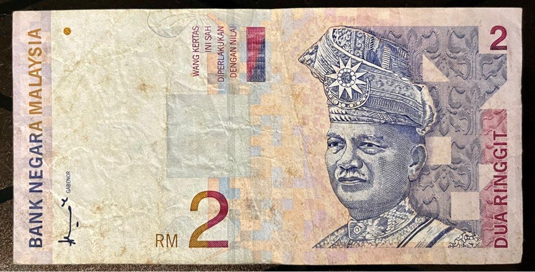 [RARE] Duit lama @old notes Malaysia two ringgit signed by Ahmad Don ...