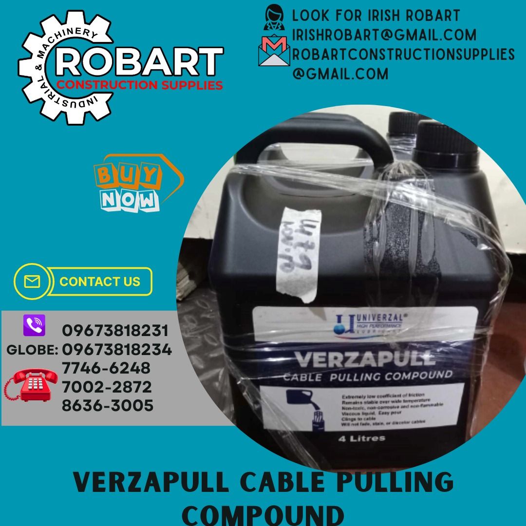 Verzapull Cable Pulling Compound, Commercial & Industrial, Construction ...