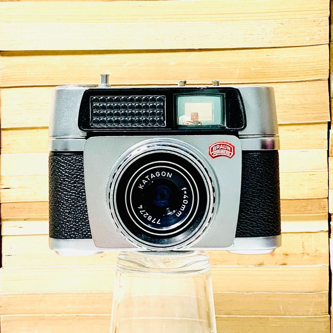 Vintage 1959 Braun Paxette Electromatic 35mm Camera with Brown Casing ...