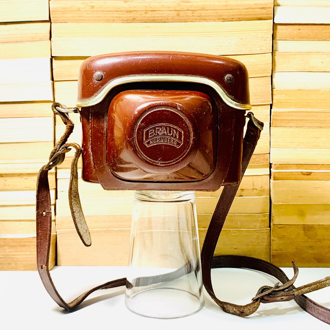 Vintage 1959 Braun Paxette Electromatic 35mm Camera with Brown Casing ...