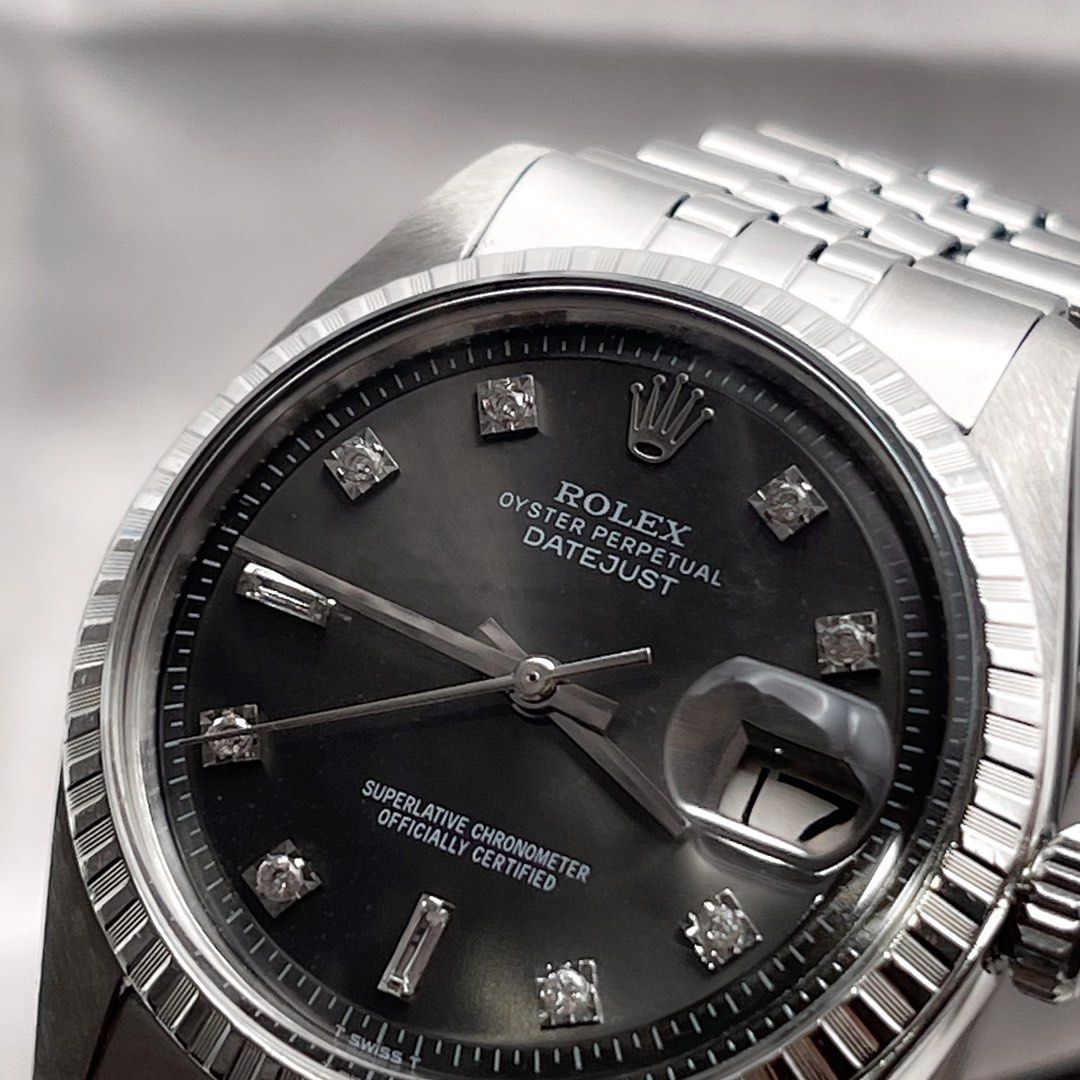 VINTAGE 1973 Rolex OP Datejust Slate Grey 1603, Luxury, Watches on ...