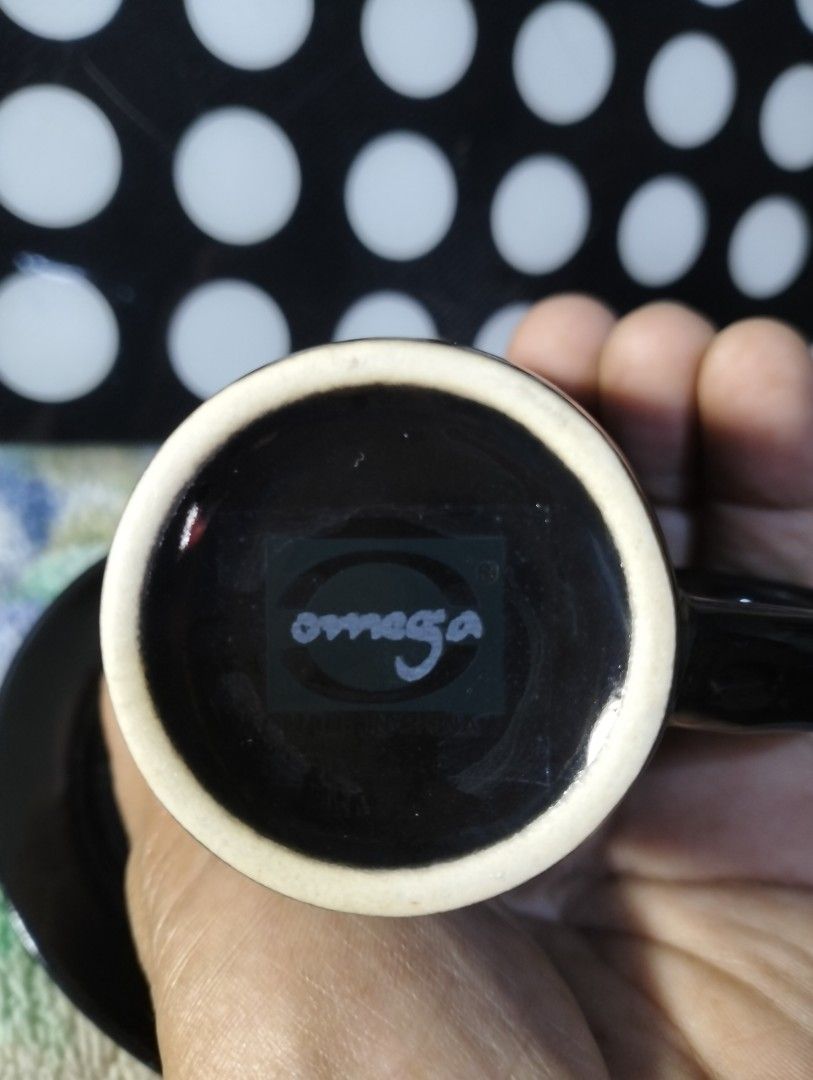 Vintage 1990's Omega Brand Mini Mugs With Saucers SET OF 4, Hobbies ...